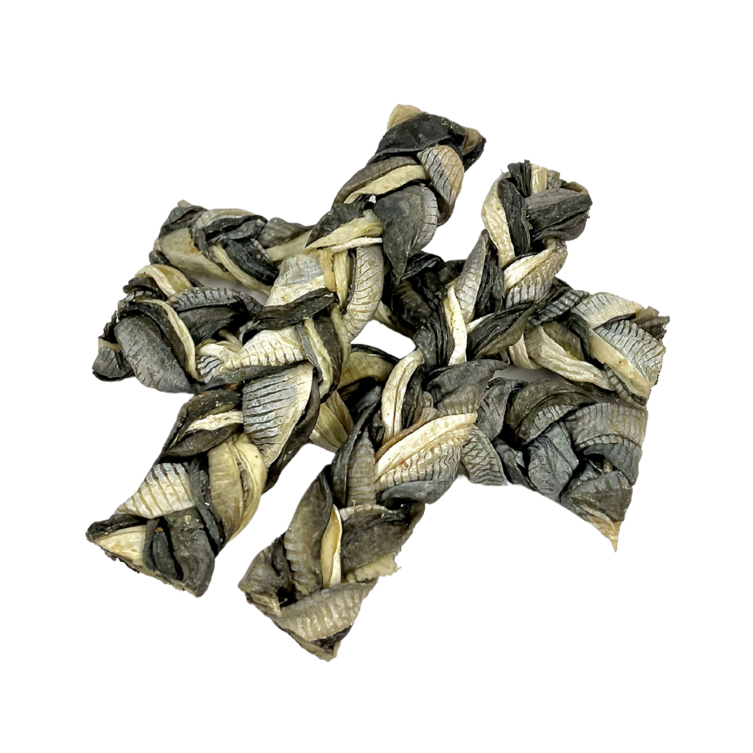 Braided Fish Skins for Dogs - Dried, Healthy Treats in UK | The Natural ...